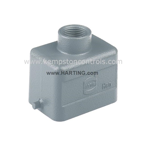 HARTING 09300061441 HAN B HOOD TOP ENTRY, SINGLE LOCKING LEVER, 1XPG16 ...