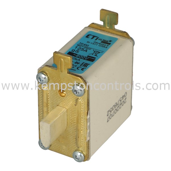 ETI 004184503 ETI FUSE LINK, 125A/800V, NH00 SIZE, GS CHARACTERISTICS ...