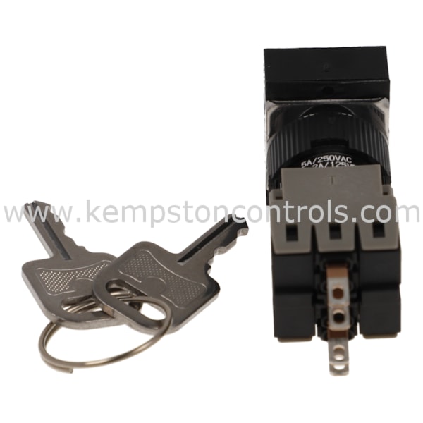 Fuji AH165-J2A11A FUJI SELECTOR SWITCH KEY, RECTANGULAR BEZEL 2 POS ...