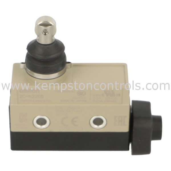 Omron ZC-N2255 OMRON LIMIT SWITCH, TOP ROLLER PLUNGER, SPDT, 10 A, 250 ...