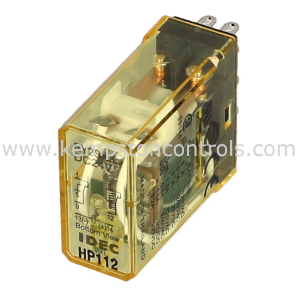 IDEC RY2S-ULDC24V IDEC MINIATURE RELAY, WITH INDICATOR, DPDT, SLIM, 3A ...