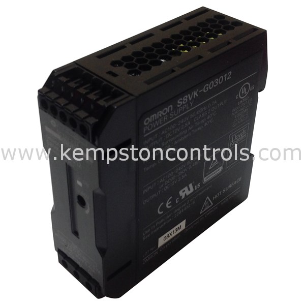 Omron S8VK-G03012 OMRON POWER SUPPLY, PLASTIC CASE, 30W, 12VDC, 2.5A OUTPUT | Kempston Controls