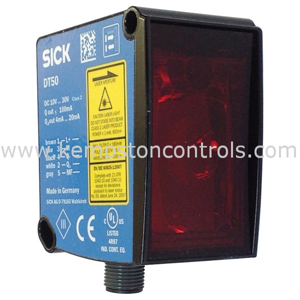 Sick DT50-P1113 DISTANCE SENSOR, 200-10,000MM MAX RANGE, 10-30VDC, 2.1W ...