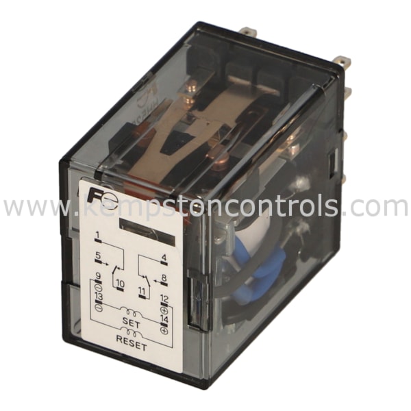 Fuji HH52P-RF/24 FUJI RELAY, DC24V 2 POLE PLUG IN TYPE MAGNETICALLY HELD WITH SURGE SUPPRESSION ...