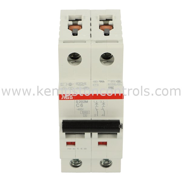 ABB 2CDS272001R0064 ABB MCB, 2 POLE, TRIPPING CHARACTERISTIC C, 400V AC ...