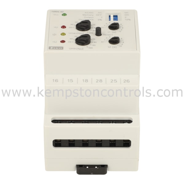 ELKO HRN-42/230V ELKO VOLTAGE MONITORING RELAY, 230V, 3-MODULE, 2 X CO ...