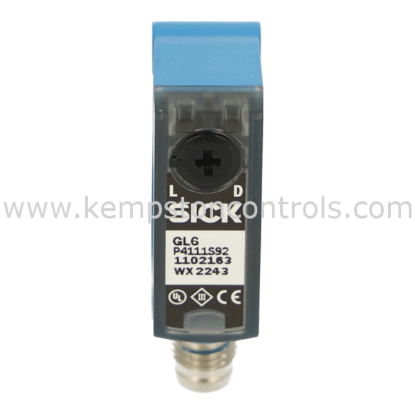Sick GL6-P4111S92 SICK MINATURE PHOTOELECTRIC SENSOR, 5M RANGE, PNP ...