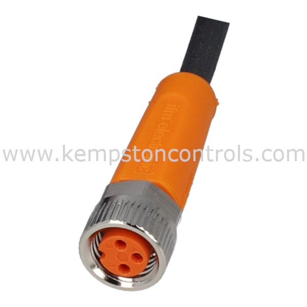 IFM EVC497 IFM CONNECTING CABLE WITH SOCKET, M8 CONNECTOR STRAIGHT, 3M PUR CABLE, IP69K ...