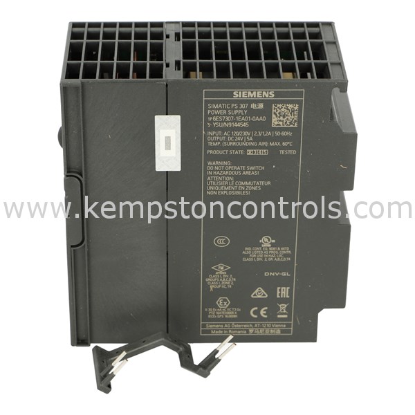 Siemens 6ES7307-1EA01-0AA0 SIEMENS SIMATIC S7-300 STABILIZED POWER ...