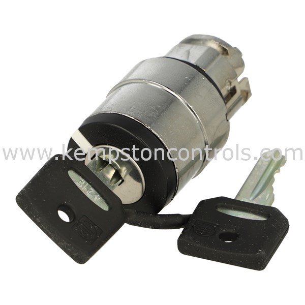 Schneider ZB4BG212 SCHNEIDER HARMONY XB4 KEY SELECTOR SWITCH HEAD, METAL BEZEL, KEY 421E, 2 POS ...
