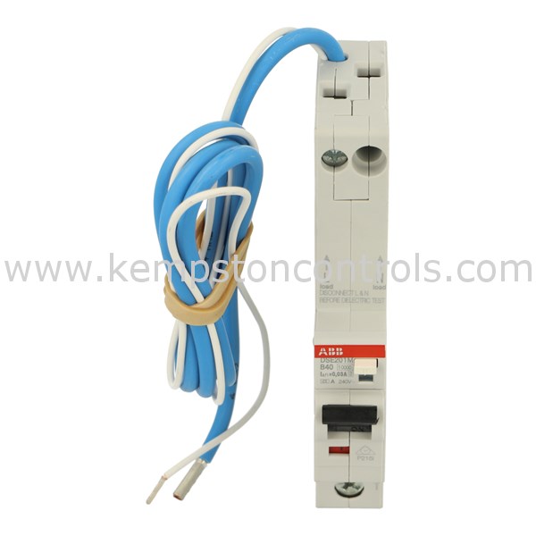 ABB 2CSR275151R1405 ABB RCCB, 40A, 1+N POLE, 230-240VAC, A TYPE, B TRIPPING CHARACTERISTIC ...