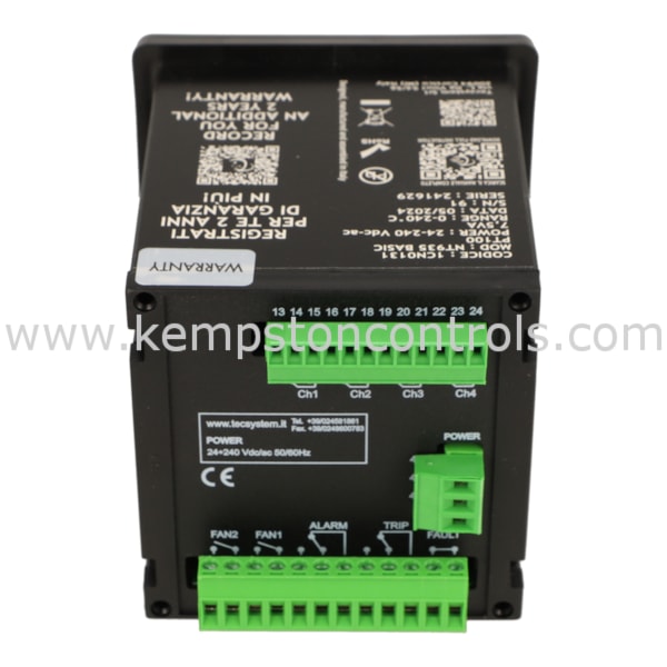 TEC System NT935 BASIC TEC SYSTEM TEMPERATURE CONTROLLER, FOR DRY TYPE ...