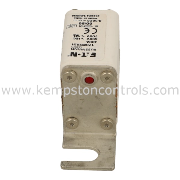 Bussmann 170M2621 BUSSMANN SQUARE BODY FUSE, 400A,, 660V 400A 00/80 ...