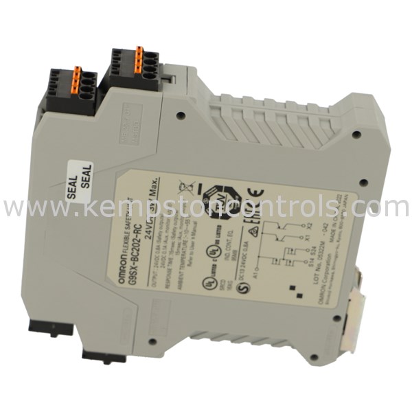Omron G9SX-BC202-RC DC24 OMRON BASIC UNIT, 2 X NO SOLID STATE SAFETY OUTPUTS (1 A), 2 X NO SOLID ...