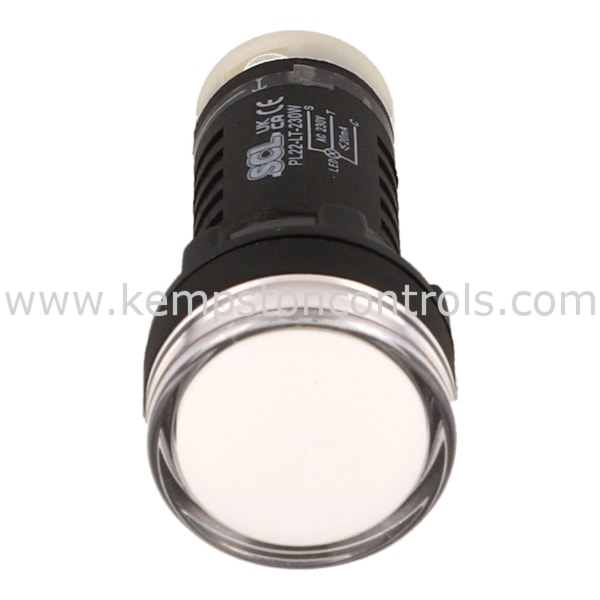 Panel Essentials PL22-LT-230W SCL 22MM TEST LED WHITE 230VAC, IP65 22 ...