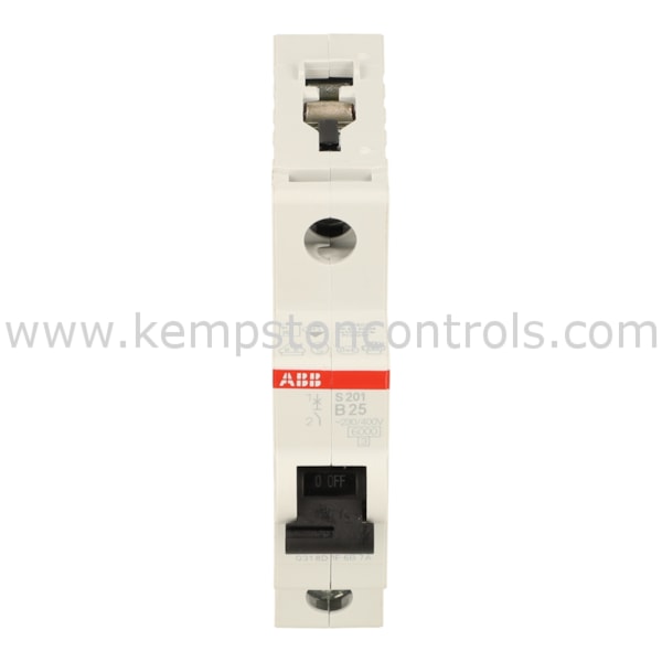 ABB S201-B25 ABB S201-B25 MINIATURE CIRCUIT BREAKER, 1 POLE, TYPE B, 25A | Kempston Controls