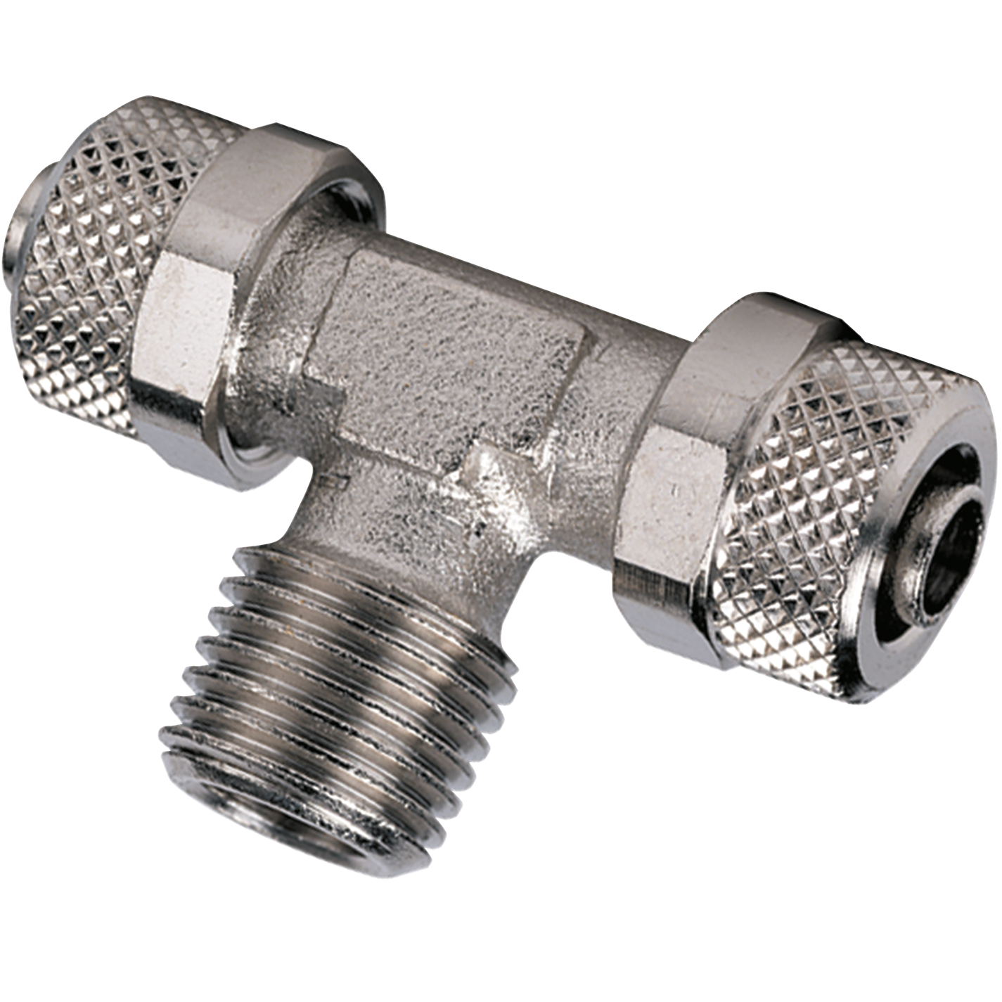 Metal Work Pneumatic 2307002 METAL WORK MALE STUD TEE 6/4 HOSE TO 1/4 ...