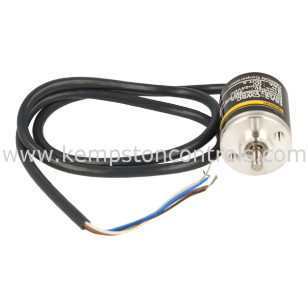 Omron E6A2-CW5C-200 0.5M OMRON INCREMENTAL ENCODER, 200PPR, 12-24 VDC, 2-PHASE, NPN OPEN ...