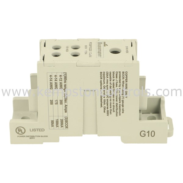 Bussmann PDBFS220 BUSSMANN DISTRIBUTION LOW VOLTAGE - NORTH AMERICAN ...