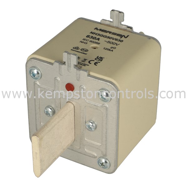 Mersen S217734 MERSEN (FERRAZ) FUSE 630A 500V NH3 GG | Kempston Controls