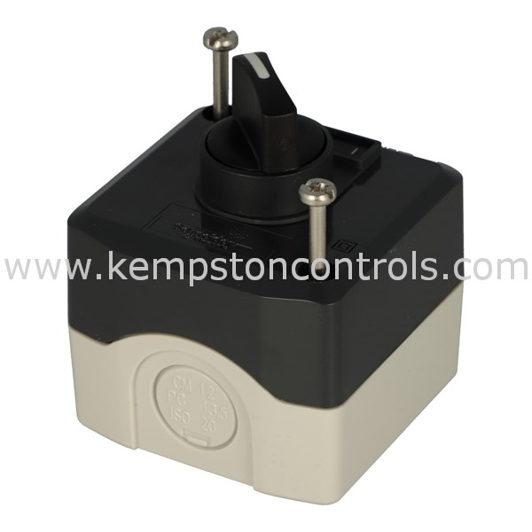 Schneider XALD134 SCHNEIDER DARK GREY CONTROL STATION, 1 SELECTOR ...