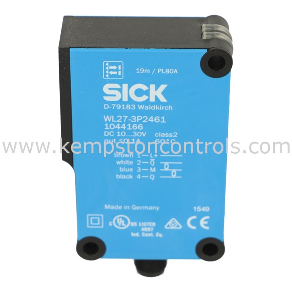 Sick WL27-3P2461 SICK PHOTOELECTRIC SENSOR, RETROREFLECTIVE, 19M RANGE ...