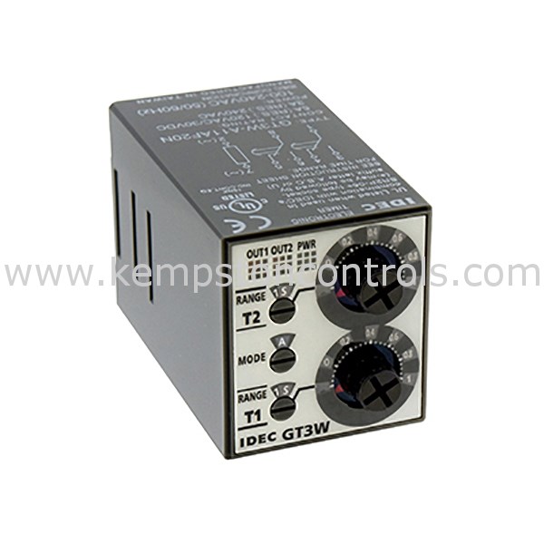 IDEC GT3W-A11AF20N IDEC TIMER 8-PIN PLUG-IN DPDT 5A | Kempston Controls