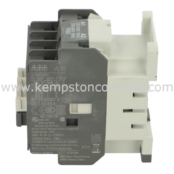 ABB 1SBL181201R8000 ABB CONTACTOR, 4 POLE, 4 NO, 220-230V 50HZ ...