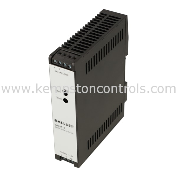 Balluff BAE PS-XA-1W-24-025-016 BALLUFF POWER SUPPLY, DIN RAIL, 100-240VAC 1 PHASE INPUT, 24VDC ...