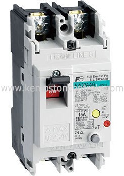 Fuji EW32EAG-3P005B FUJI ELCB 3POLE 5AMP RATED SENRITIVE CURRENT 30MA ...
