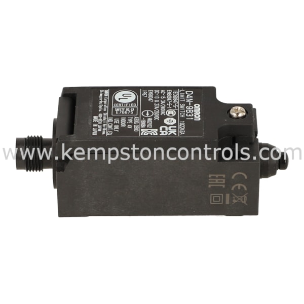 Omron D4N-9B31 OMRON SAFETY LIMIT SWITCH, TOP PLUNGER, 2NC 1NO SLOW-ACTION, M12 CONNECTOR ...