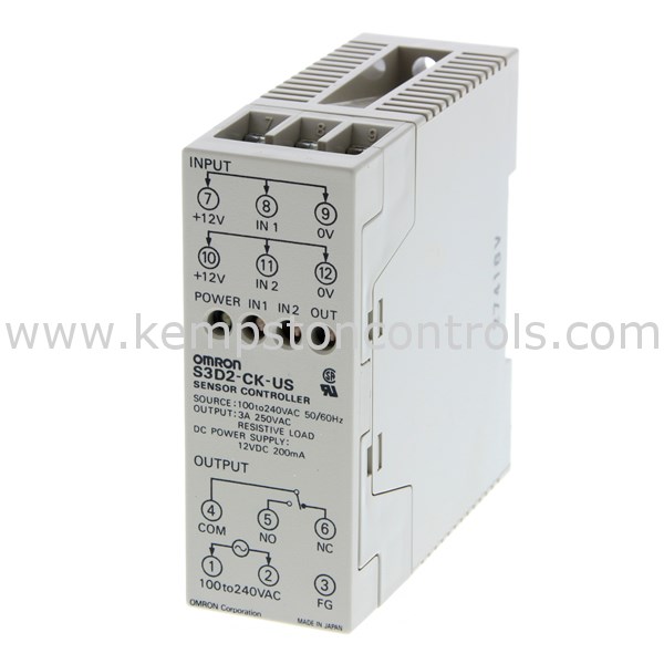 Omron S3D2-CKD OMRON SENSOR CONTROLLER 24VDC | Kempston Controls