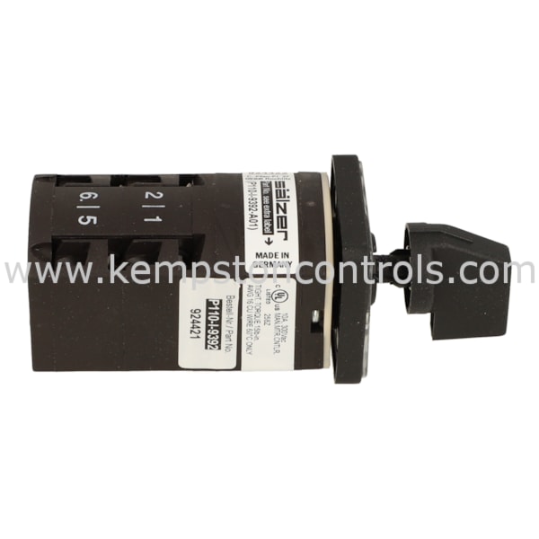 Salzer P110-I-9392 SALZER SPECIAL ROTARY SELECTOR SWITCH, CAM SWITCH, 7 ...