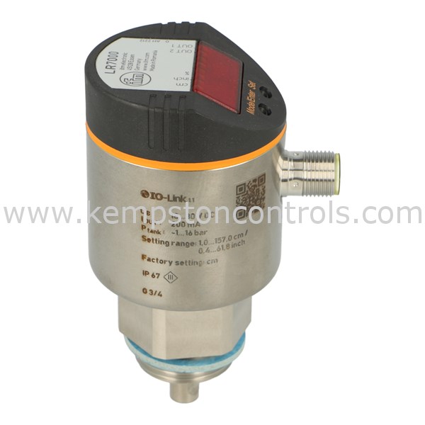 IFM LR7000 IFM CONTINUOUS LEVEL SENSOR (GUIDED WAVE RADAR) 3/4" BSP ...