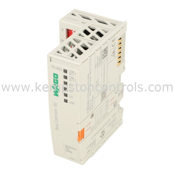 WAGO 750-8000 WAGO BASIC CONTROLLER 100, 2 X ETHERNET, ECO, TWISTED PAIR S-UTP, 100 O; CAT. 5 ...