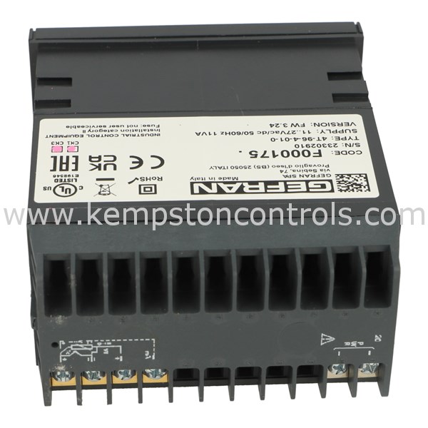 Gefran F000175 GEFRAN 4T SERIES, UNIVERSAL TEMPERATURE INDICATOR, 11 TO ...