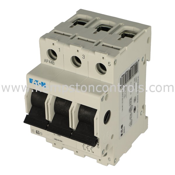 Eaton Moeller IS-63/3 EATON MOELLER MAIN LOAD DISCONNECTOR SWITCH, 240/ ...