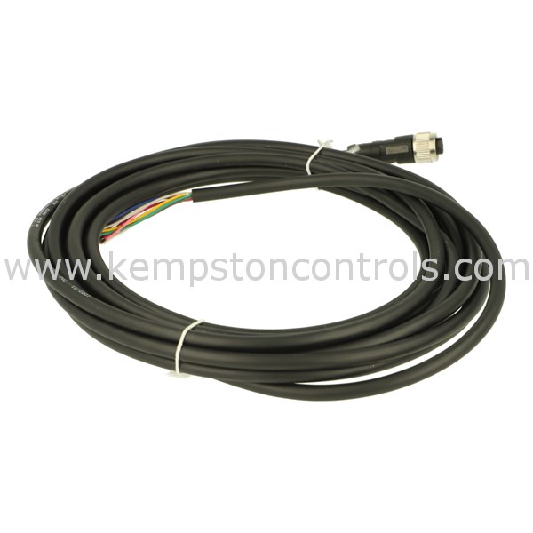 Euchner 100177 EUCHNER CONNECTING CABLE, PLUG CONNECTOR, 8 PIN, 5M, M12 ...