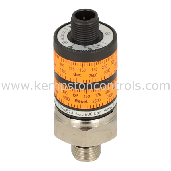 IFM PK6520 IFM PRESSURE SENSOR, 0-400 BAR RANGE, 1/4"G MALE CONNECTOR ...