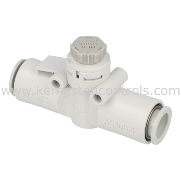 SMC AS3002F-12A SMC 12MM INLINE FLOW CONTROL VALVE | Kempston Controls