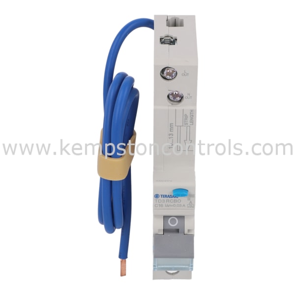 Terasaki TD3RCBO101630MA1CA TERASAKI RCBO TYPE A 1P 10KA C-CURVE 16A ...