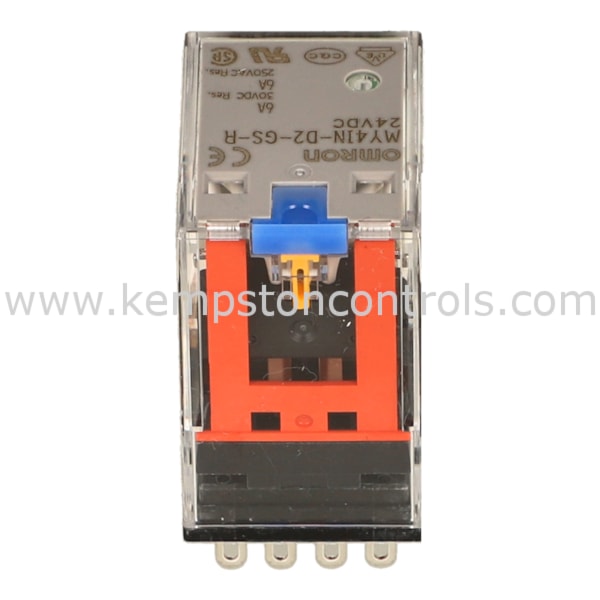 Omron MY4IN-D2-GS-R DC24 OMRON RELAY, PLUG-IN, 14-PIN, 4PDT, 6A, 24VAC ...