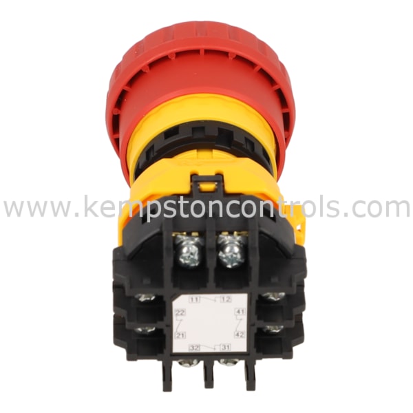 IDEC XW1E-BV404M-R IDEC EMERGENCY STOP PUSHBUTTON, 22MM, 40MM MUSHROOM BUTTON, 4NC, SCREW ...