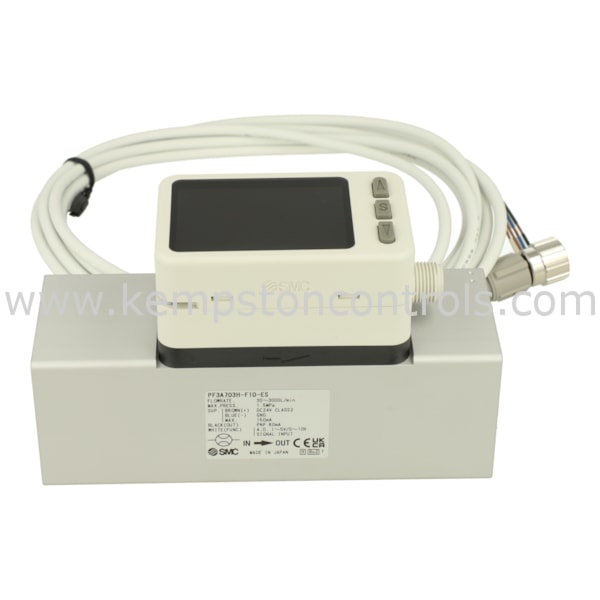 SMC PF3A703H-F10-ES SMC DIGITAL FLOW SWITCH, 30 TO 3000 L/MIN, PNP, G1 ...