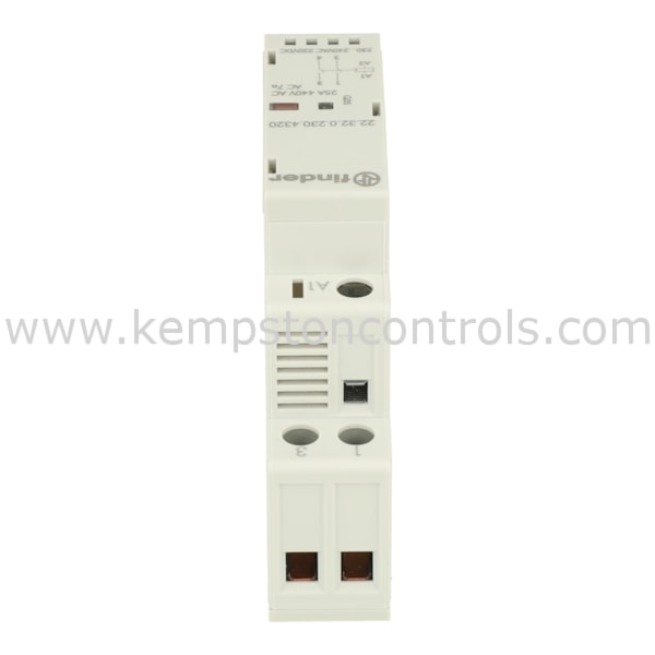 Finder 22.32.0.230.4320 FINDER MODULAR CONTACTOR, 25A, 2P, AC 50/60HZ ...