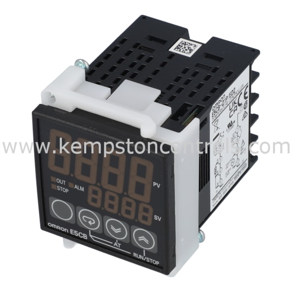 Omron E5CB-Q1P 100/240AC OMRON TEMPERATURE CONTROLLER ON/OFF OR PID CONTROL, PT100 RTD INPUT ...