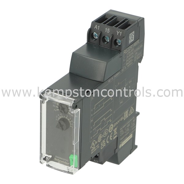 Schneider RE22R1AMR SCHNEIDER ON DELAY TIMING RELAY, 0.05S-300H, 24 ...