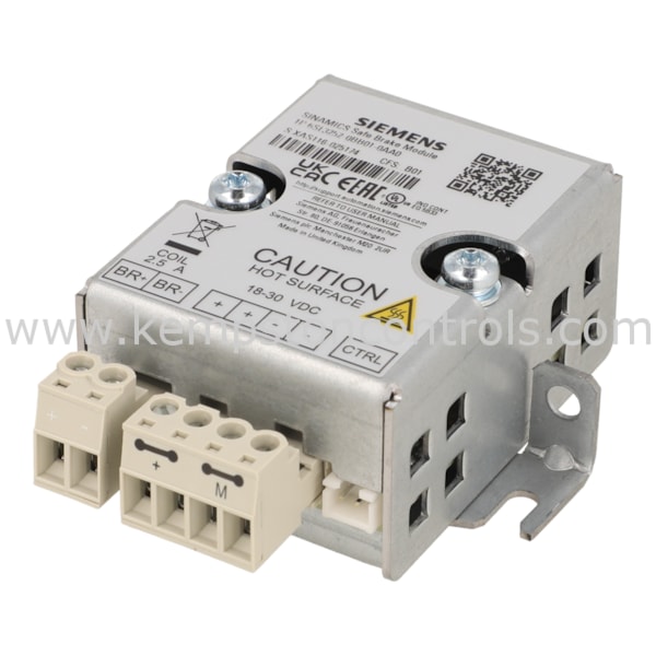 Siemens 6SL3252-0BB01-0AA0 SIEMENS SINAMICS SAFE BRAKE RELAY FOR POWER ...