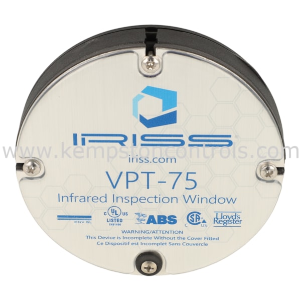 Iriss VPT-75 IRISS INDUSTRIAL-GRADE IR VIEWING WINDOW, WINDOW DIAMETER ...