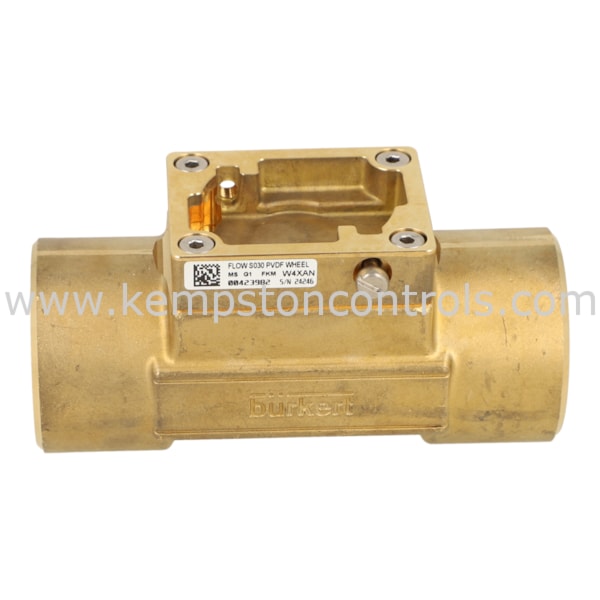 Burkert 00423982 BURKERT FLUID SENSOR MS TYPE S030, MAGNETIC PADDLE WHEEL, BRASS, 25MM, PN 16 ...